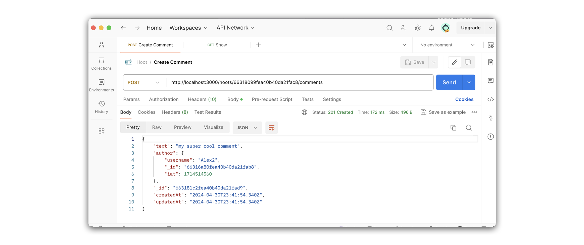Express API - Hoot Back-End