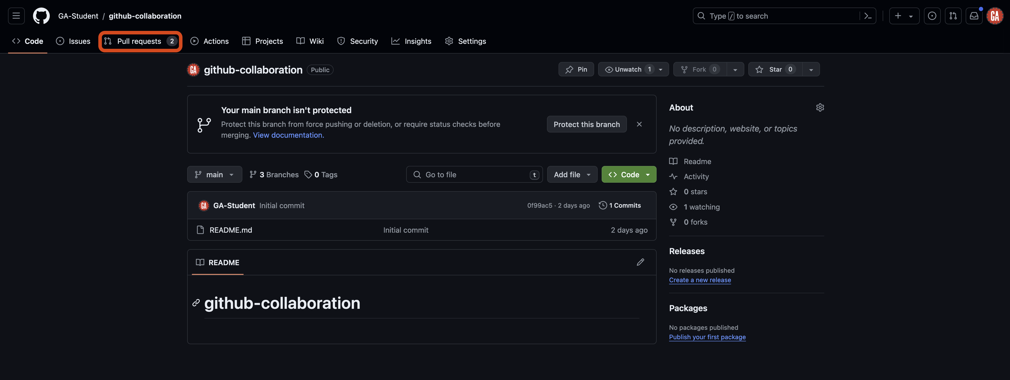 GitHub Collaboration