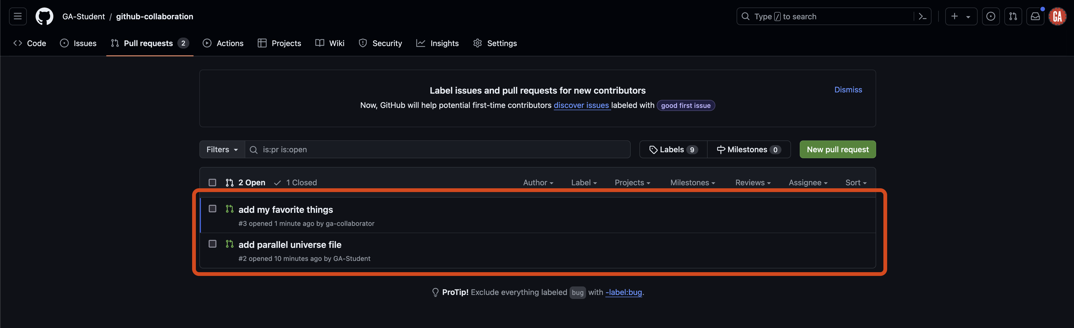 GitHub Collaboration