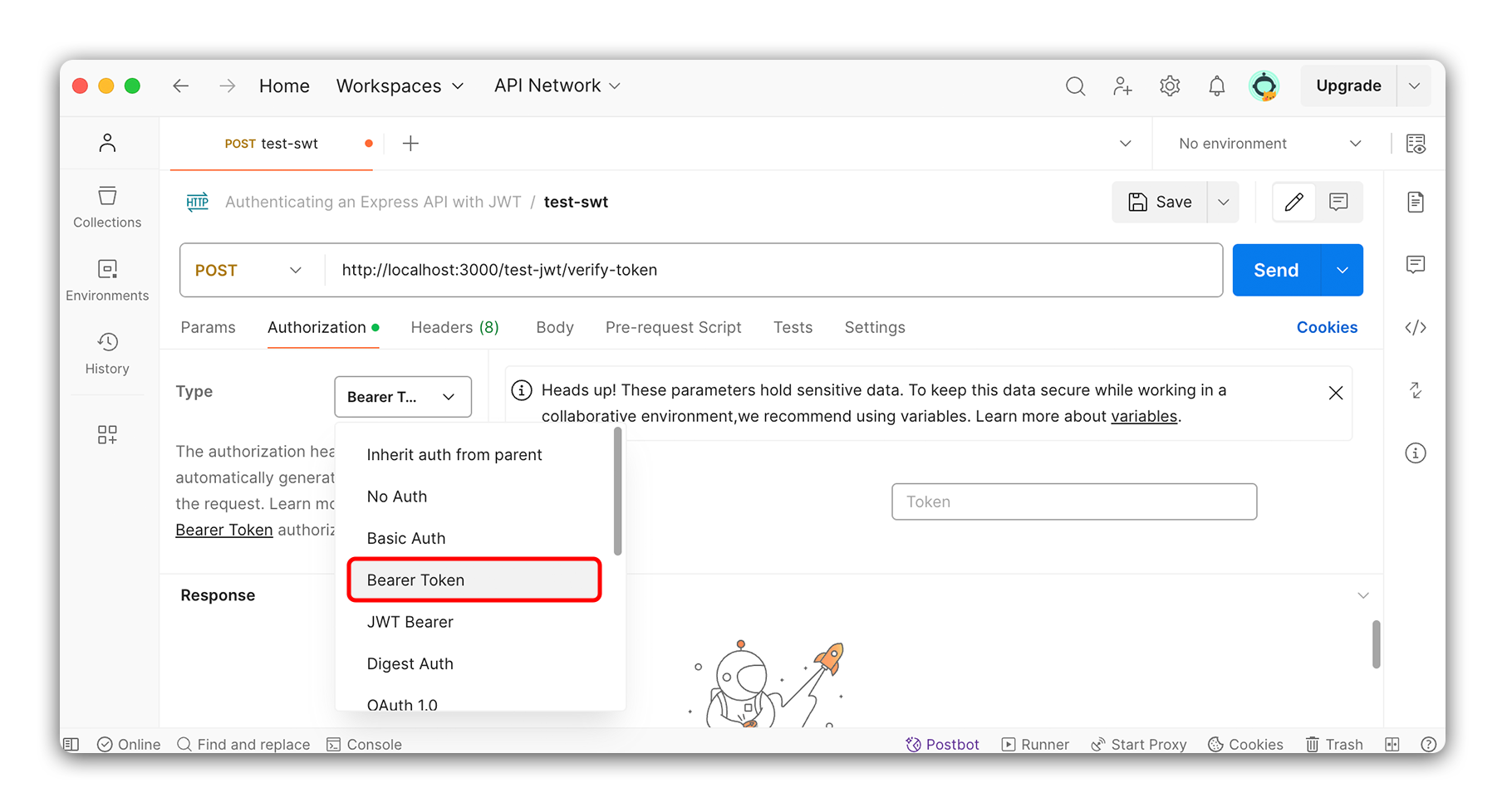 JWT Authentication in Express APIs